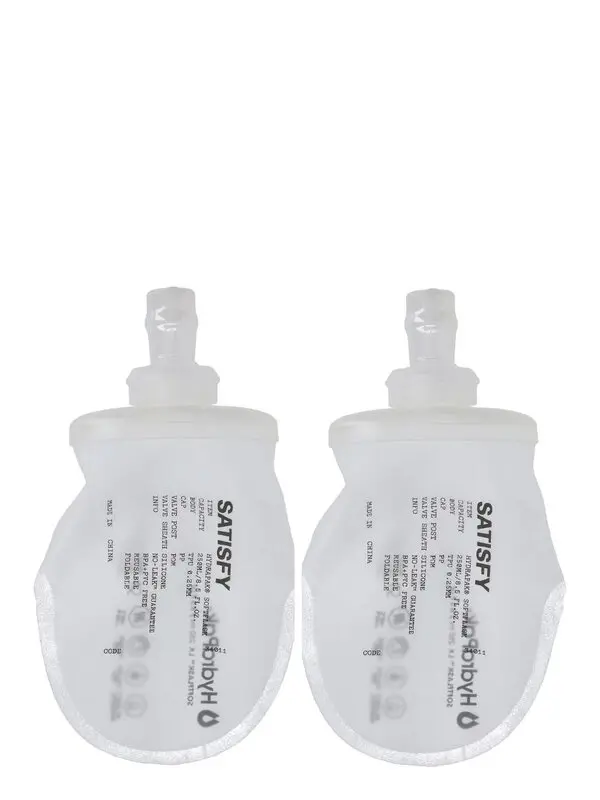 Satisfy Set Of Two Soft Flasks - Transparent