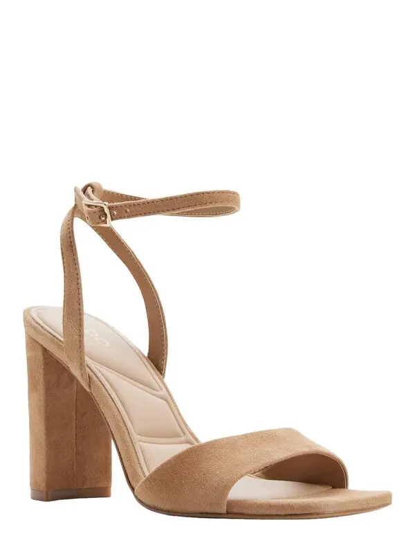 Aldo Serenya Ankle Strap Sandals - Medium Brown