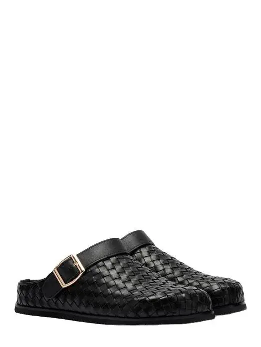 MARC NOLAN Solana Clog - Black Woven