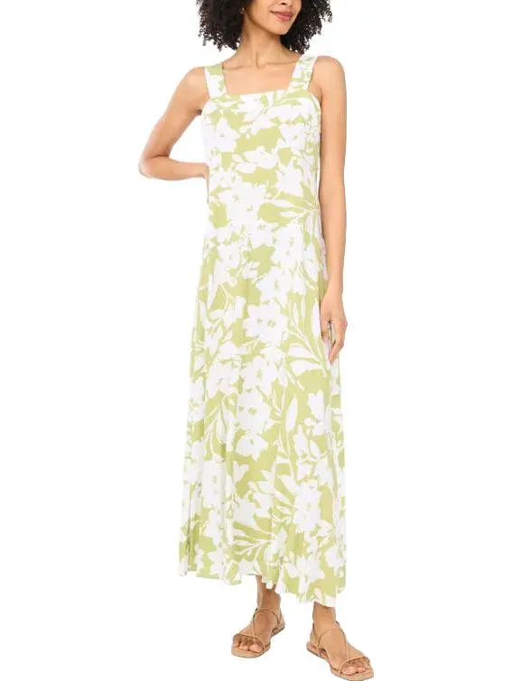 Vince Camuto Sleeveless Maxi Dress - Flora Green