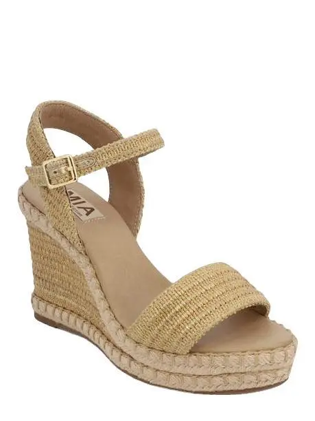 Mia Milazzo Platform Wedge - Gold Metal