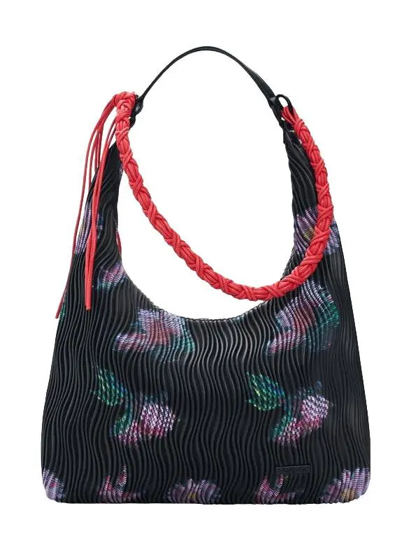 Desigual Faux Leather Shoulder Bag - Black