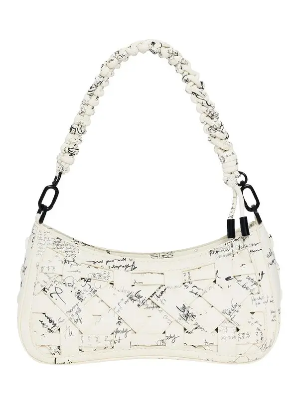 Desigual Crisscross Shoulder Bag - Medium Beige