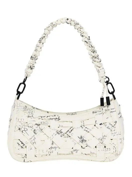 Desigual Crisscross Shoulder Bag - Medium Beige