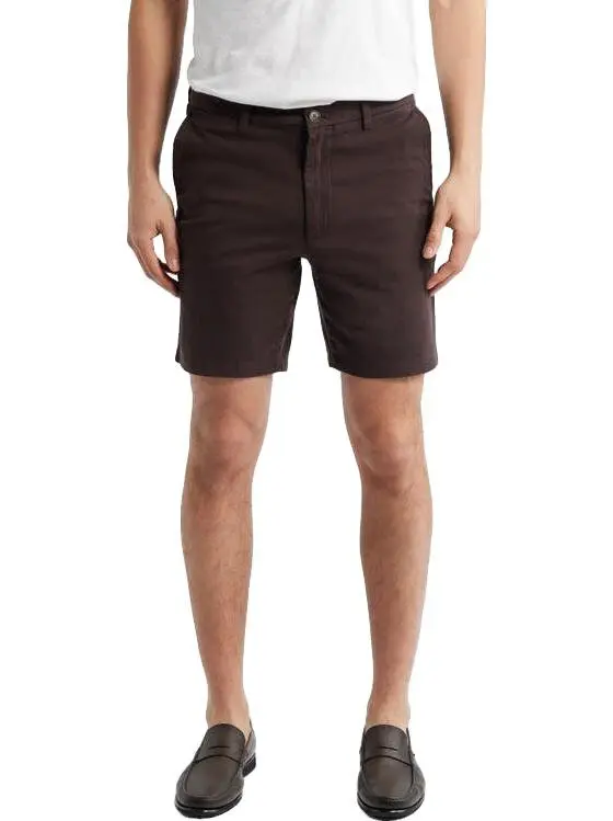 BOSS Kane Straight Leg Shorts - Dark Brown
