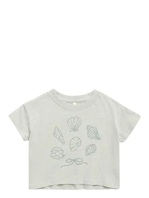 RYLEE + CRU Cotton Graphic T-shirt - Seafoam