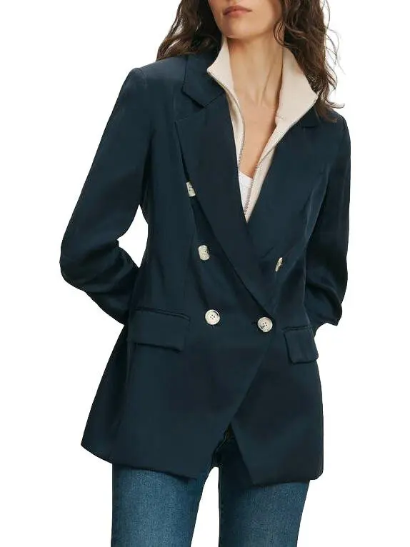Veronica Beard Chesterfield Dickey Jacket - Navy