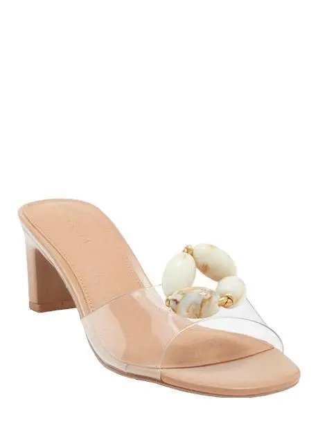 CECILIA NEW YORK Jessy Slide Sandal - Tea White