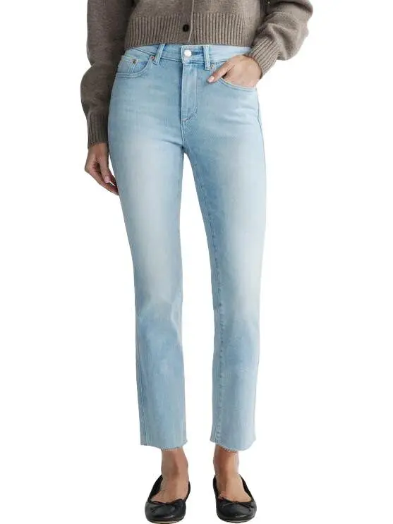 DL1961 Mara Instasculpt™ Mid-rise Ankle Straight-leg Jeans - Ocean