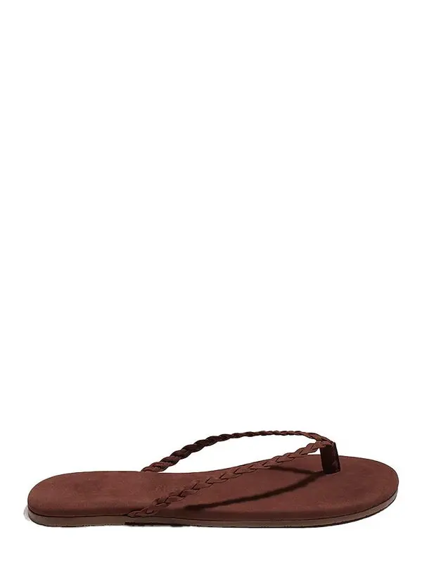 Tkees Suede Thong Sandals - Bourbon