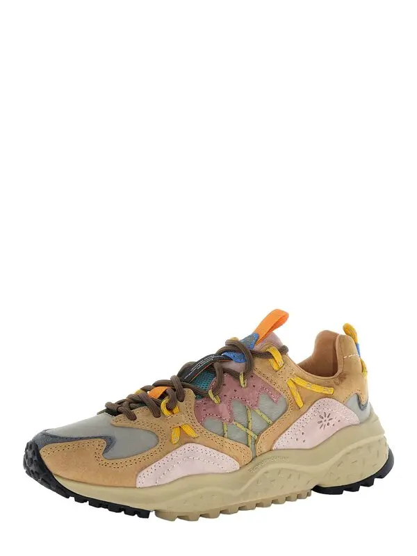 FLOWER MOUNTAIN Yamabushi Sneaker - Medium Brown