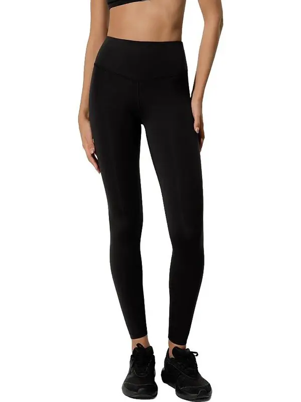 Lilysilk Silk Contour High Rise Soft Ease Leggins - Black