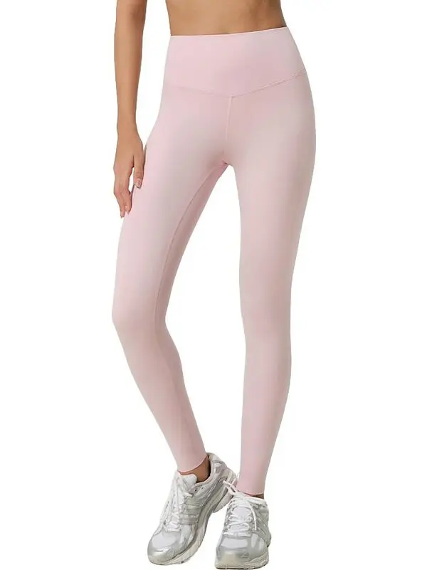 Lilysilk Silk Contour High Rise Soft Ease Leggins - Pink Haze