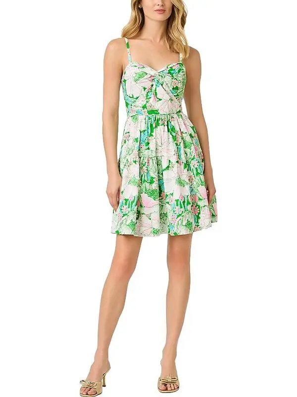 Lilly Pulitzer® Bennet Stretch Dress - Putting Green Poppyland