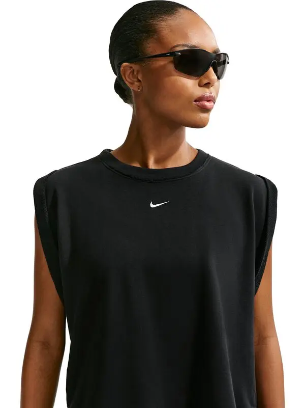 Nike Sportswear Chill Terry Oversized Tank Top - Black