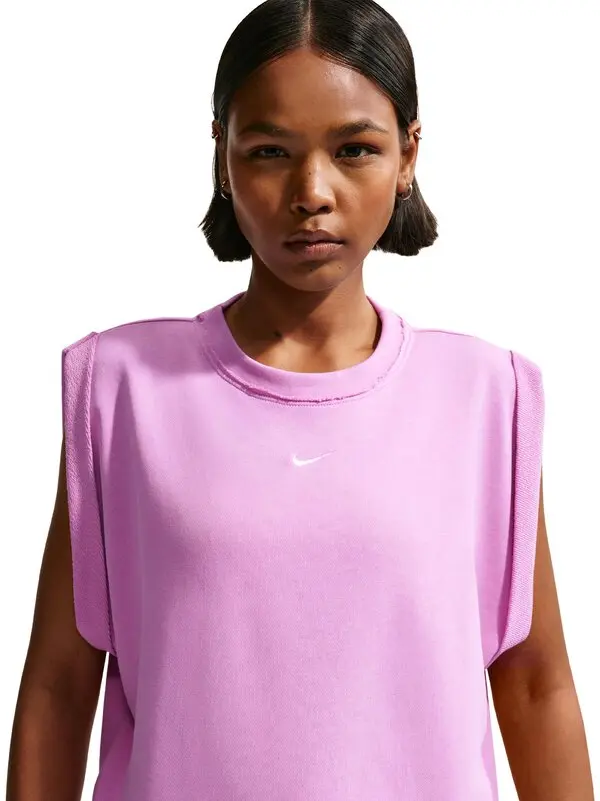 Nike Sportswear Chill Terry Oversized Tank Top - Purple