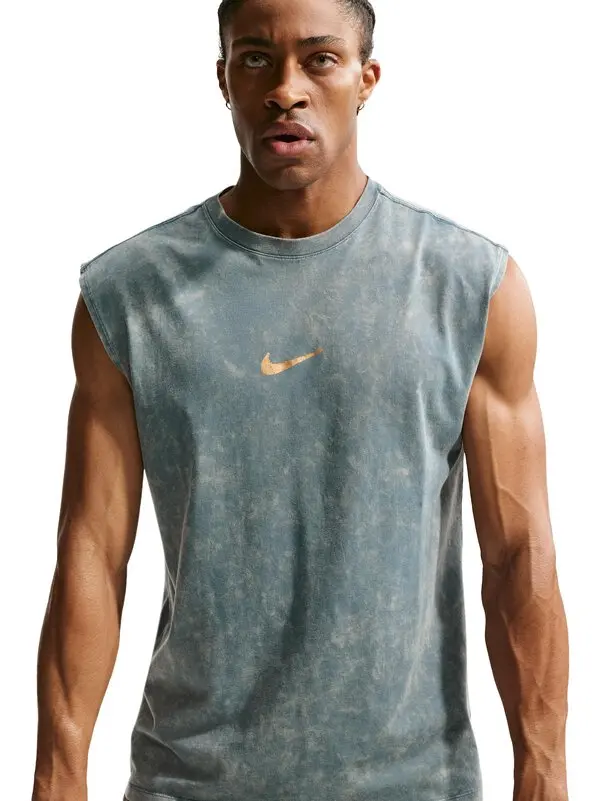 Nike Sleeveless Training T-shirt - Grey