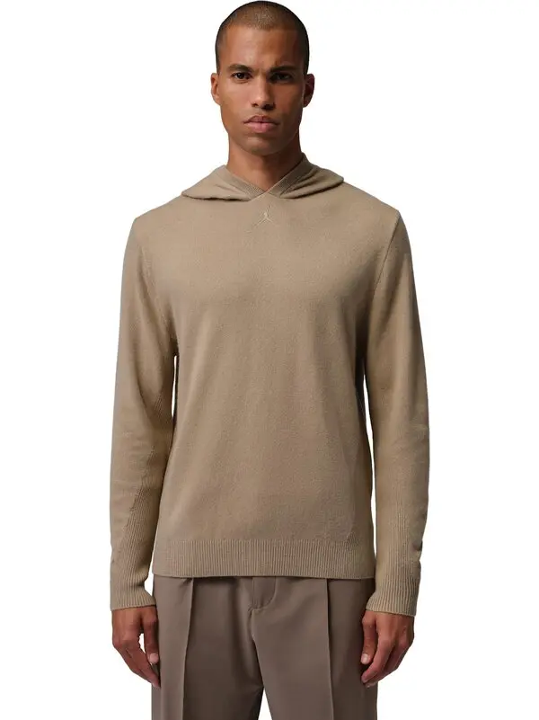 JORDAN Sport Golf Cashmere Hoodie - Brown