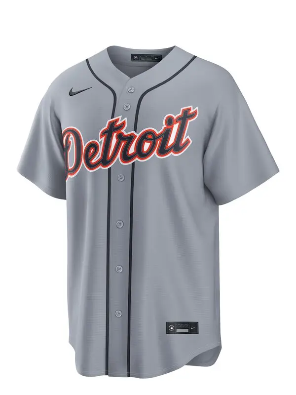 Nike Tarik Skubal Detroit Tigers Mlb Replica Jersey - Grey