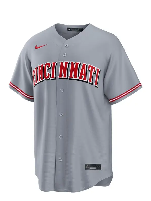 Nike Elly De La Cruz Cincinnati Reds Mlb Replica Jersey - Grey