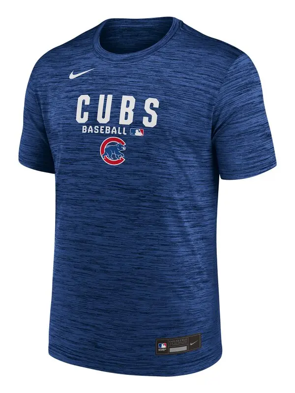 Nike Chicago Cubs Authentic Collection Dri-fit Mlb T-shirt - Blue