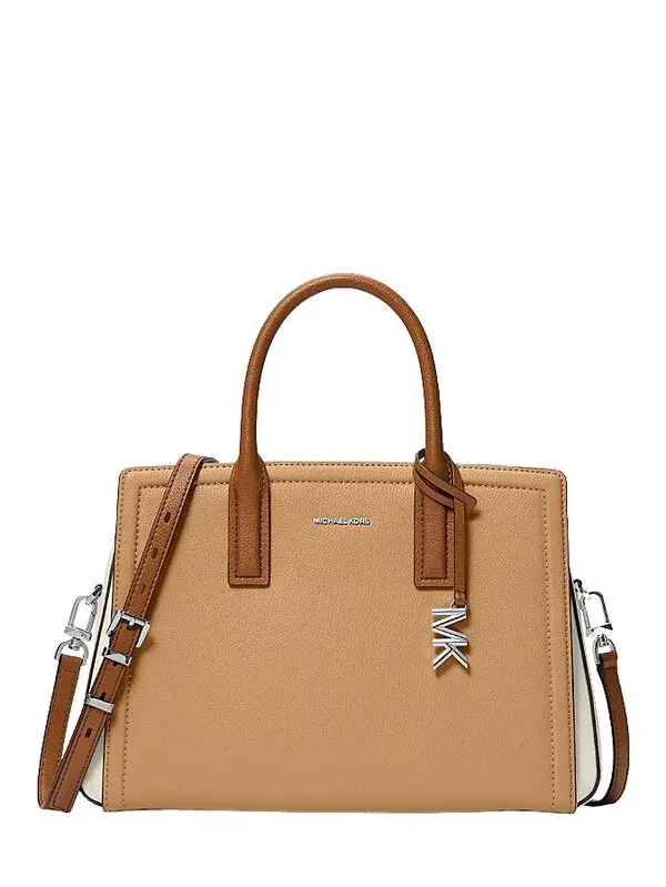 Michael Kors Laila Medium Satchel - Peanut/multi