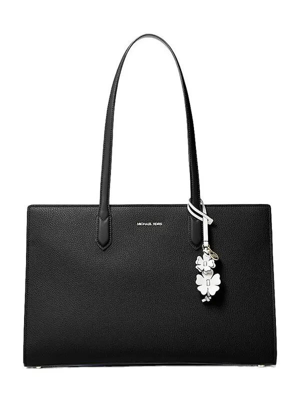 Michael Kors Leather Tote Bag - Black