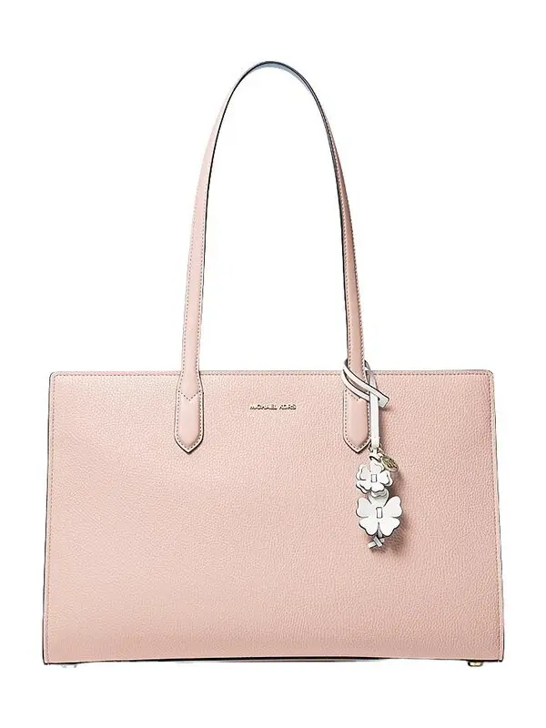 Michael Kors Leather Tote Bag - Soft Pink