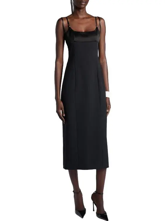 TOM FORD Silk And Wool Cady Cocktail Dress - Black