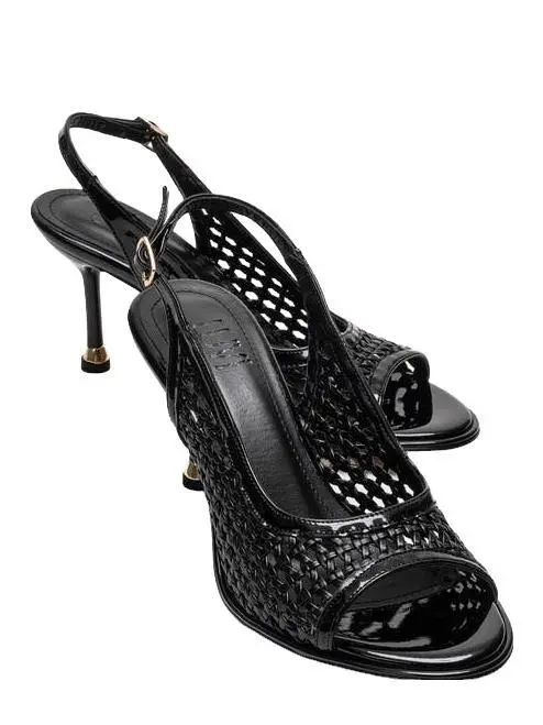 PROLOGUE SHOES Bonito Stiletto Sandal - Black