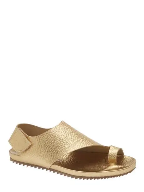 PEDRO GARCIA Valisa Slingback Sandal - Gold Cervo