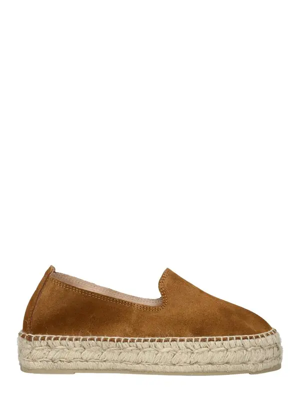 Manebí Suede Hamptons Espadrilles - Brown