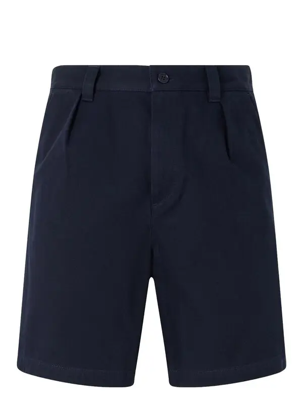 A.p.c. Otis Straight-leg Cotton Shorts - Blue