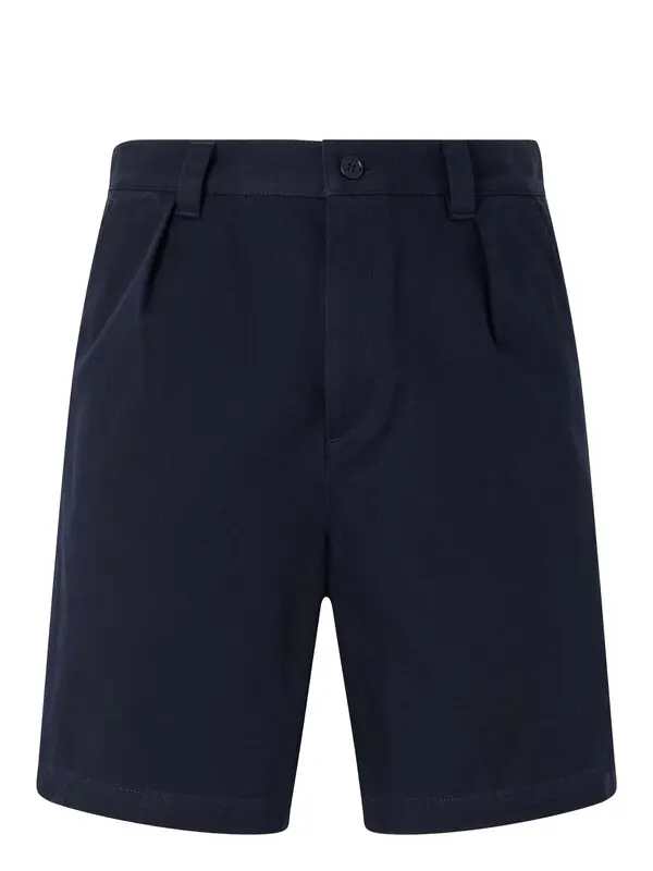 A.p.c. Otis Straight-leg Cotton Shorts - Navy