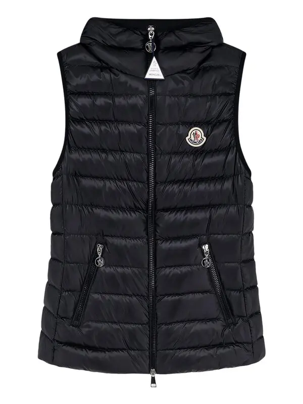 Moncler Glygosse Sleeveless Down Jacket - Black