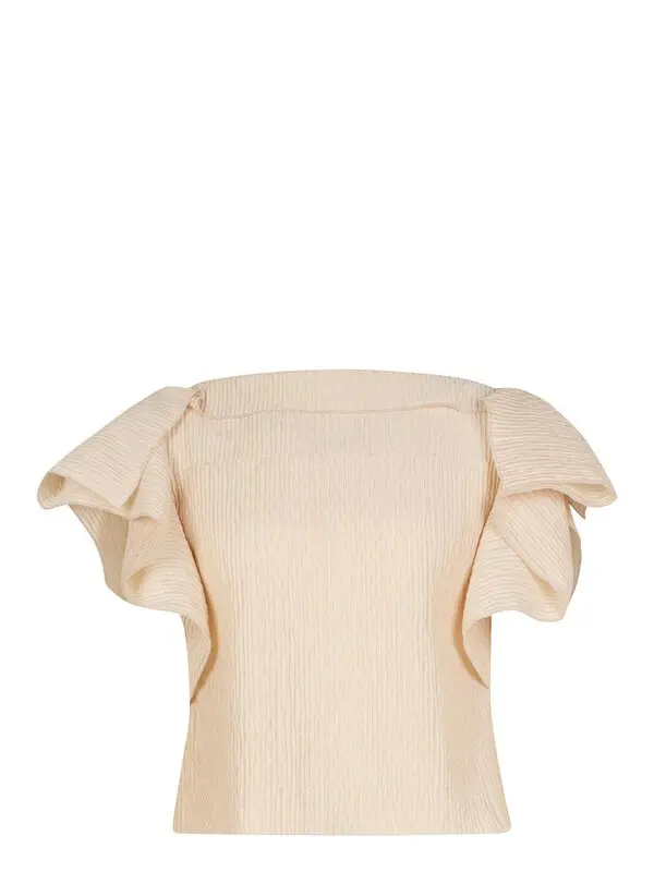 Rachel Comey Rivera Tencel-blend Top - Nude