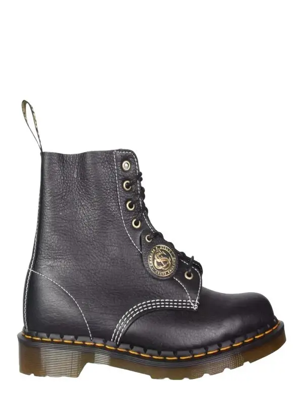 Dr. Martens 1460 Pascal Leather Lace-up Boots - Black