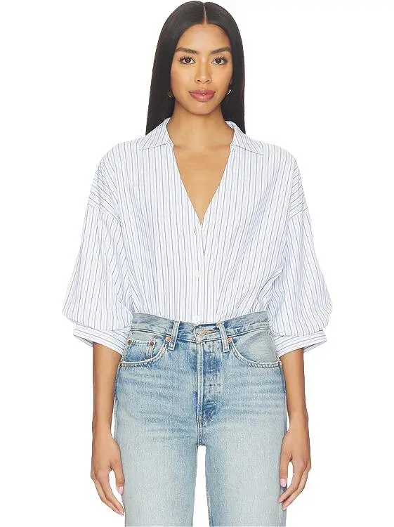 Brochu Walker Kate Shirt - Rivera Stripe