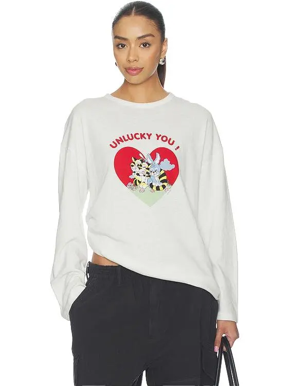 Kenzo Gots Cartoon Long Sleeve T-shirt - Off White