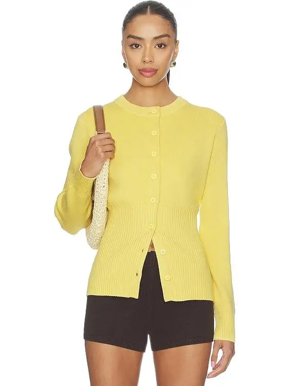 ALIGNE Ruby Knitted Cardigan - Butter