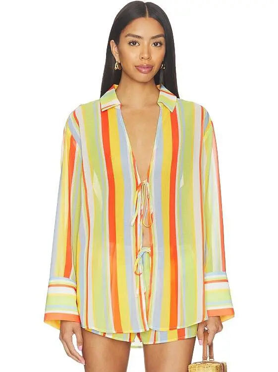 Solid & Striped The Jaclyn Tunic - St. Barths Stripe