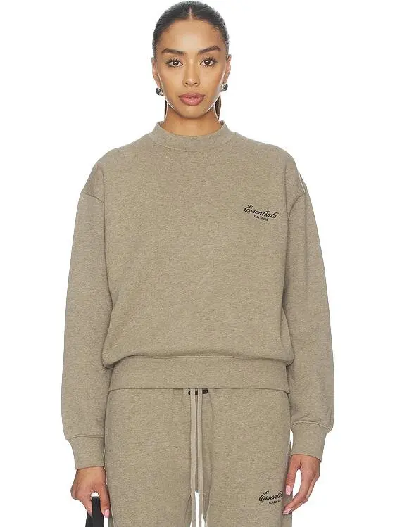 Fear Of God Classic Crewneck Sweatshirt - Homestead Heather