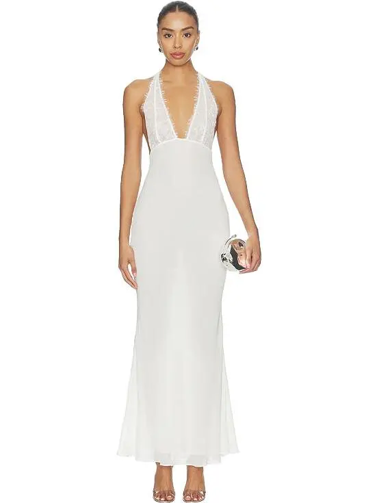GUIZIO Lillia Dress - Ivory