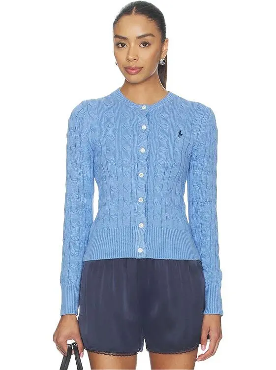 Polo Ralph Lauren Cotton Long Sleeve Cardigan - New Litchfield Blue