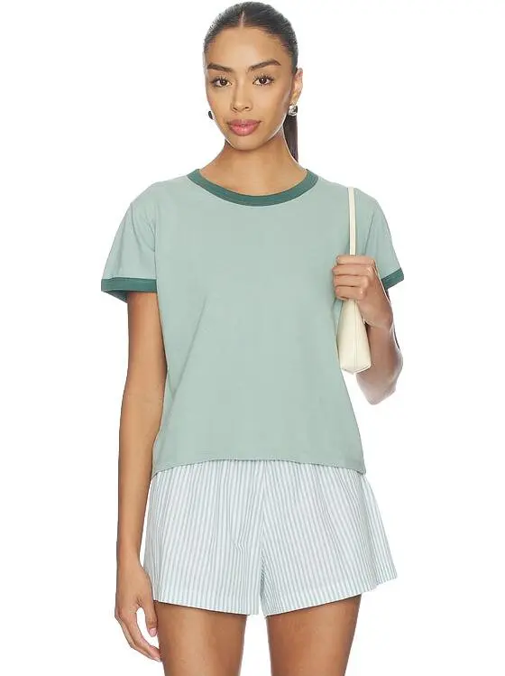 LESET Margo Ringer Tee - Eucalyptus & Basil