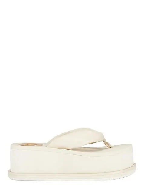 Cult Gaia Cg Platform Flip Flops - Off White