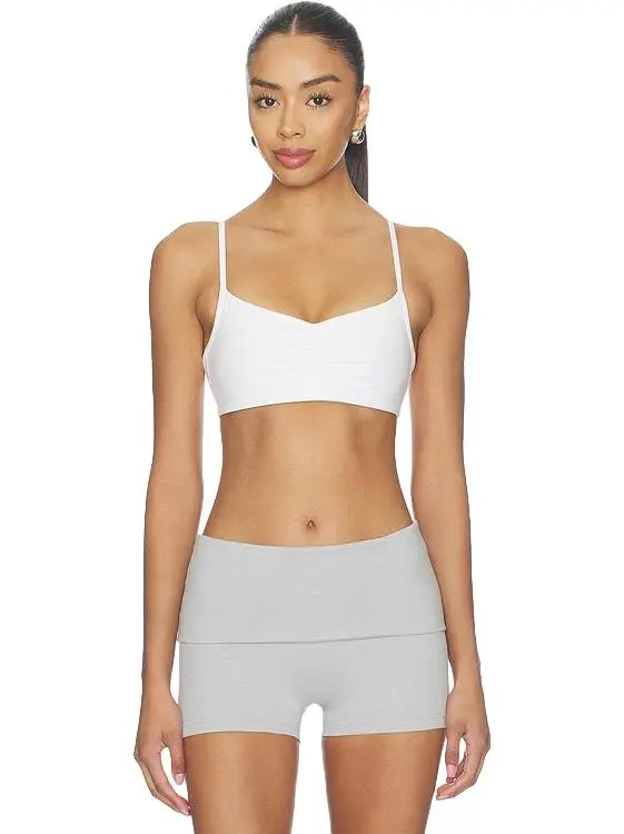 437 The Ballet Bralette - White
