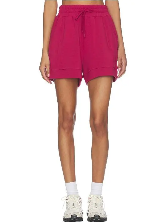 Varley Atrium High Rise Short - Rich Raspberry