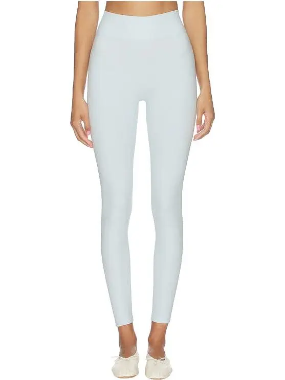 437 The Essentials Legging In Baby Blue - Ice Blue
