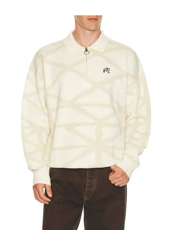 MALBON Verdant Sweater - Cream